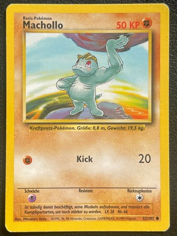Machollo 52/102 Pokémon Base Set (Neu (gemäss Beschreibung)) in für CHF ...
