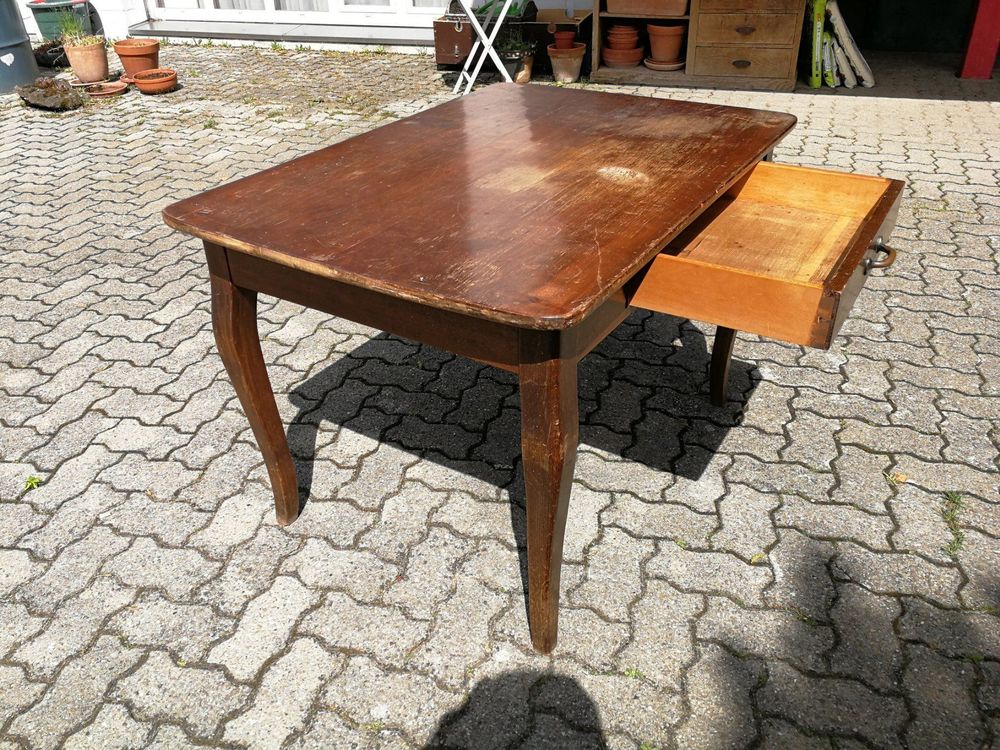 Schöner alter Holz Tisch | Kaufen auf Ricardo