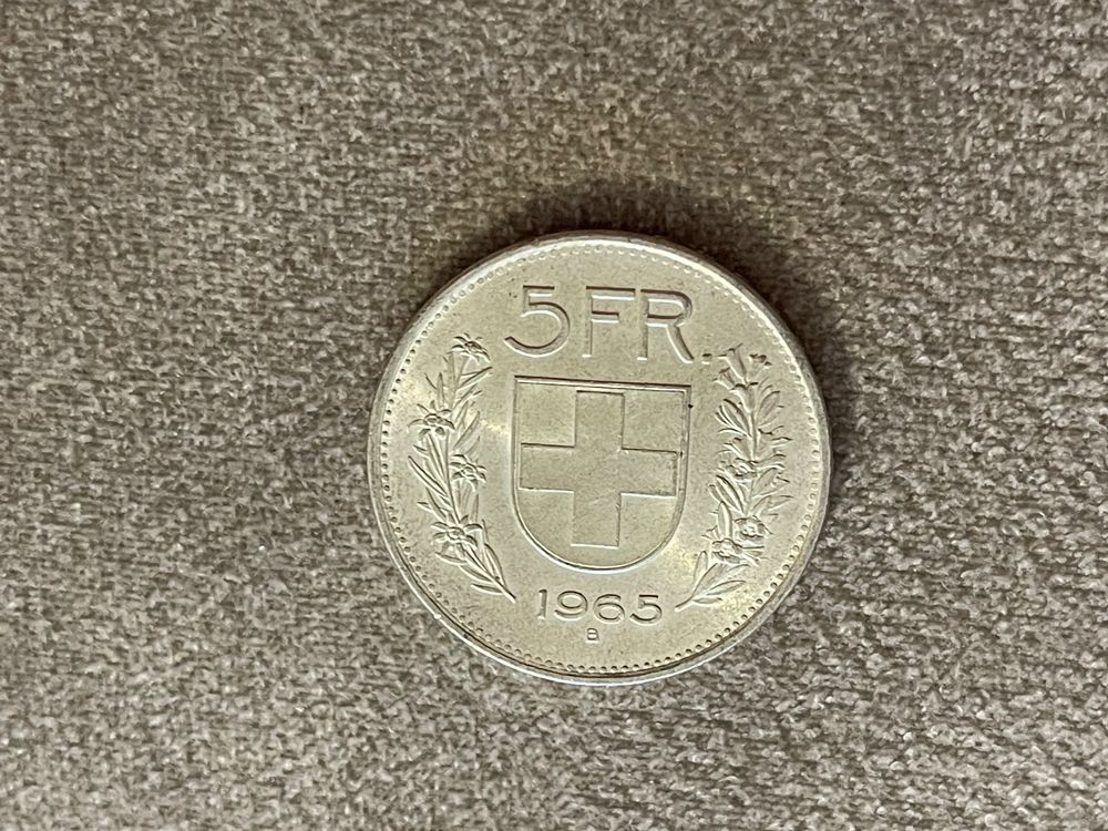 5 Franken 1965 Silbermünze | Kaufen auf Ricardo