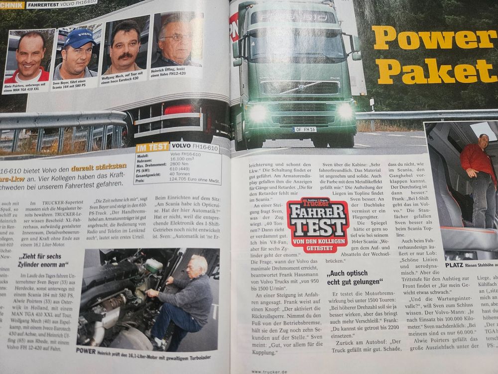 Trucker 5/04 DAF CF Volvo FH 12 FH 16 MAN TGA Actros 1844 xx (Gebraucht ...