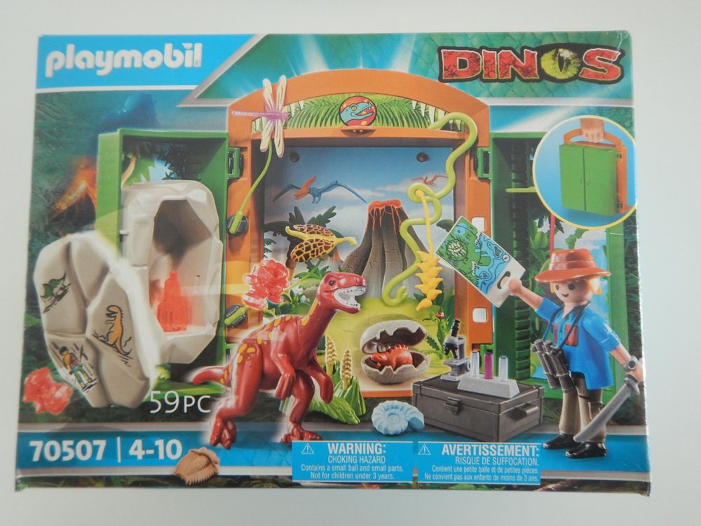 Playmobil Dinos 70507 Spielbox Dinoforscher 4-10 Jahre Neu (Neu und ...