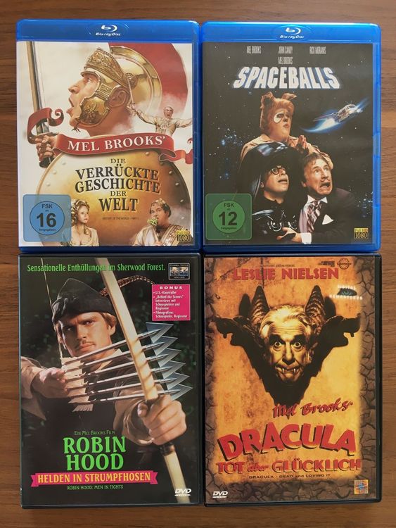Mel Brooks Collection (2x Blu Ray + 2x DVD) (Gebraucht) in Wisen SO für ...