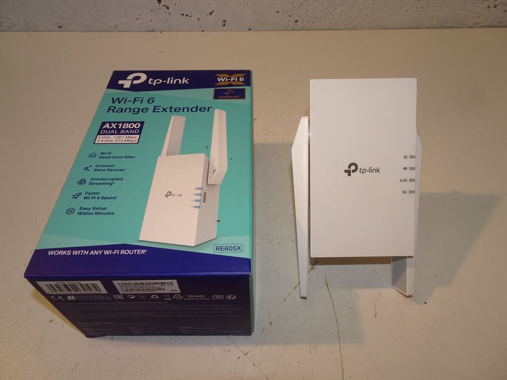 TP Link Wi Fi 6 Range Extender AX 1800 Dual Band (Gebraucht) in ...