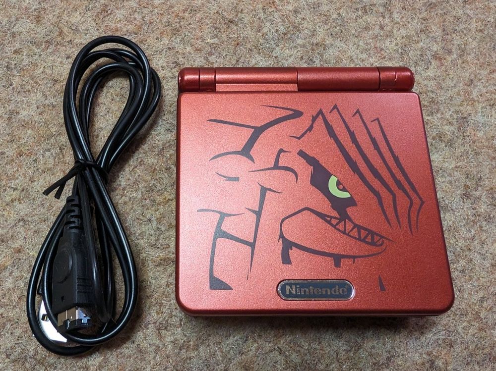 Nintendo Gameboy Advance SP - Pokémon Groudon | GBA SP (Gebraucht) in ...