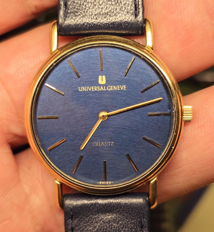 Montre Homme Universal Genève blue edition (Gebraucht) in Grand-Lancy ...