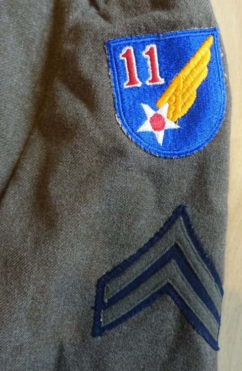 US Air Force Ike Jacket 2.Weltkrieg 11th Air Force Pazifik (Gebraucht ...