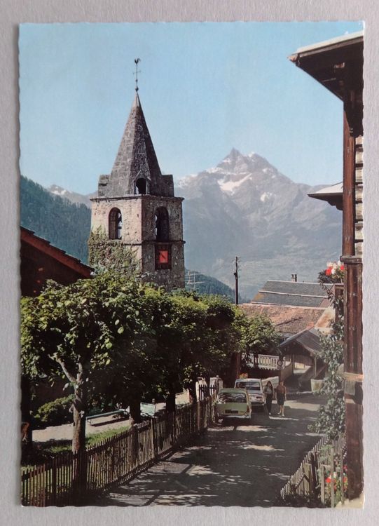 Gryon sur Bex - L' église et vue sur les Dents du Midi (Gebraucht) in ...