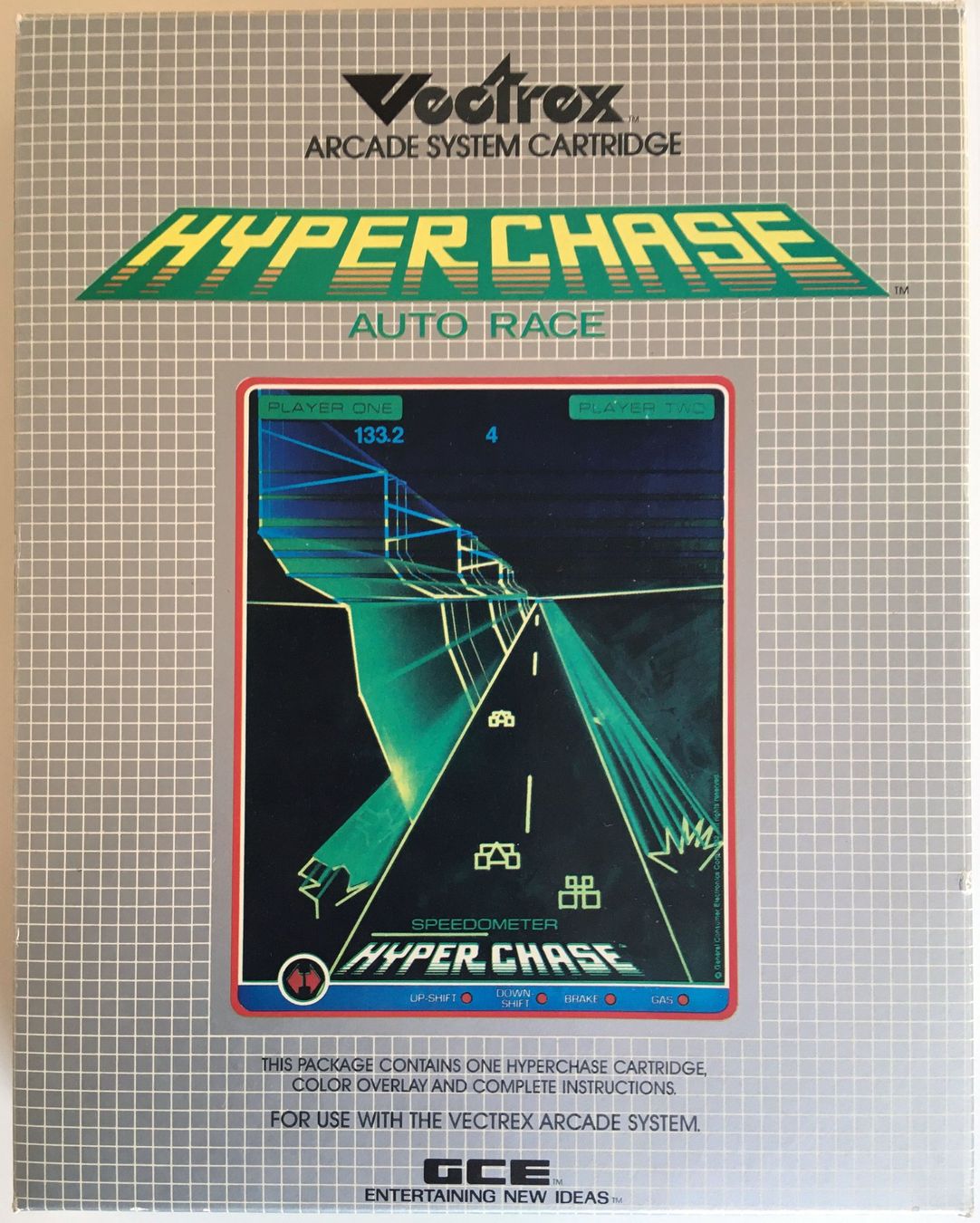 Vectrex video game Hyper Chase, White Mountain collection (Gebraucht ...