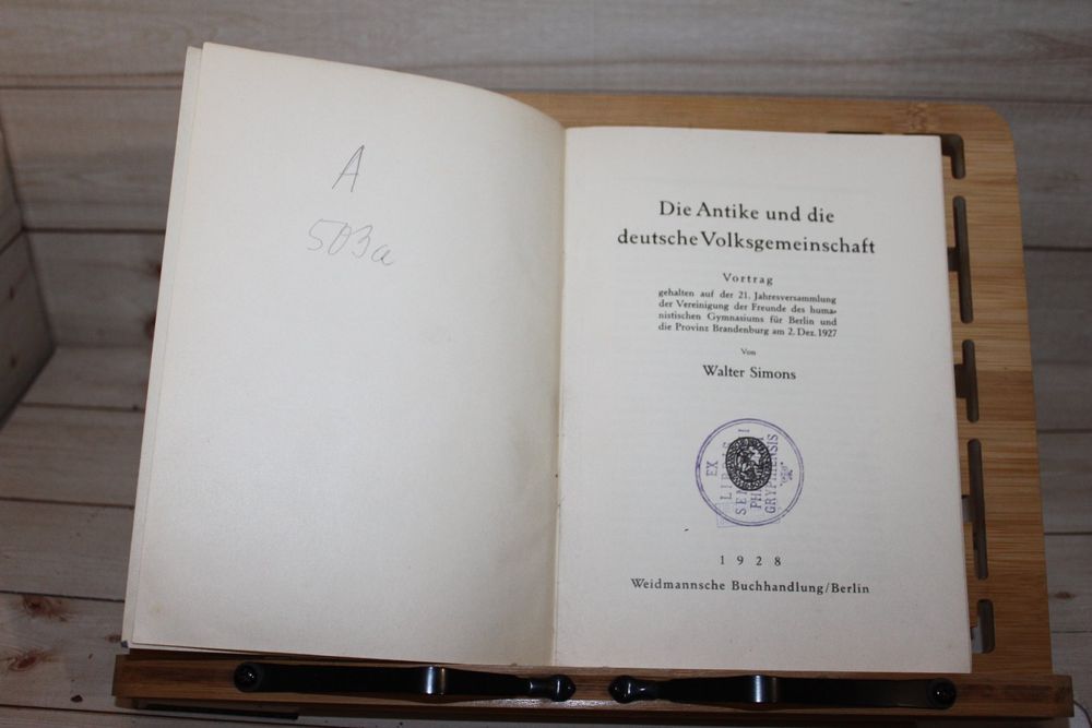 Die Antike und die deutsche Volksgemeinschaft (Gebraucht) in Hilgert ...