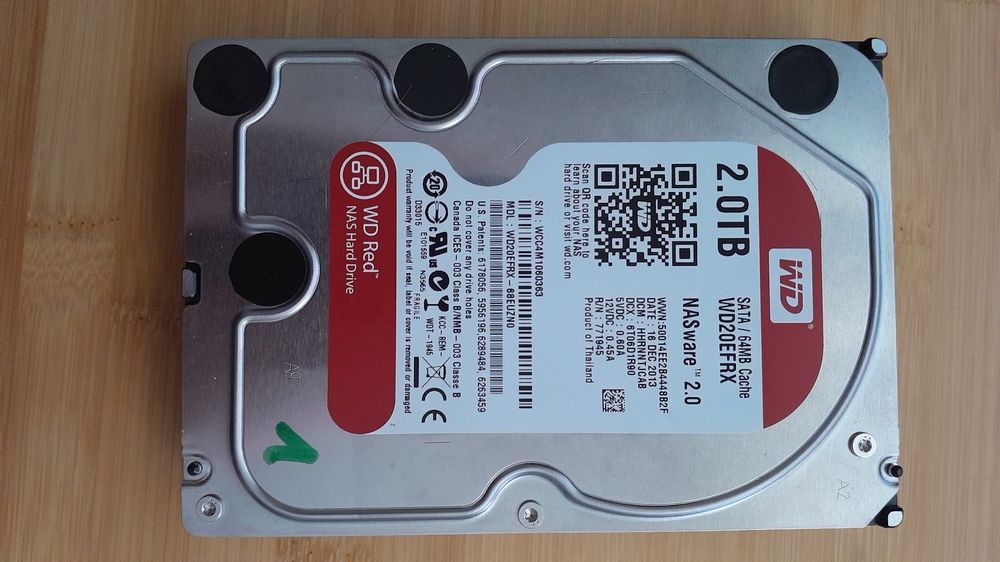 Western Digital 2TB WD Red CMR - WD20EFRX - ab 1.- | Kaufen auf Ricardo