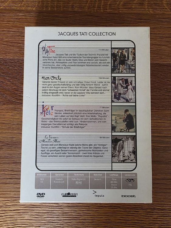 Jacques Tati Collection - Classic Film 4-DVD Set! (Gebraucht) in Zürich ...