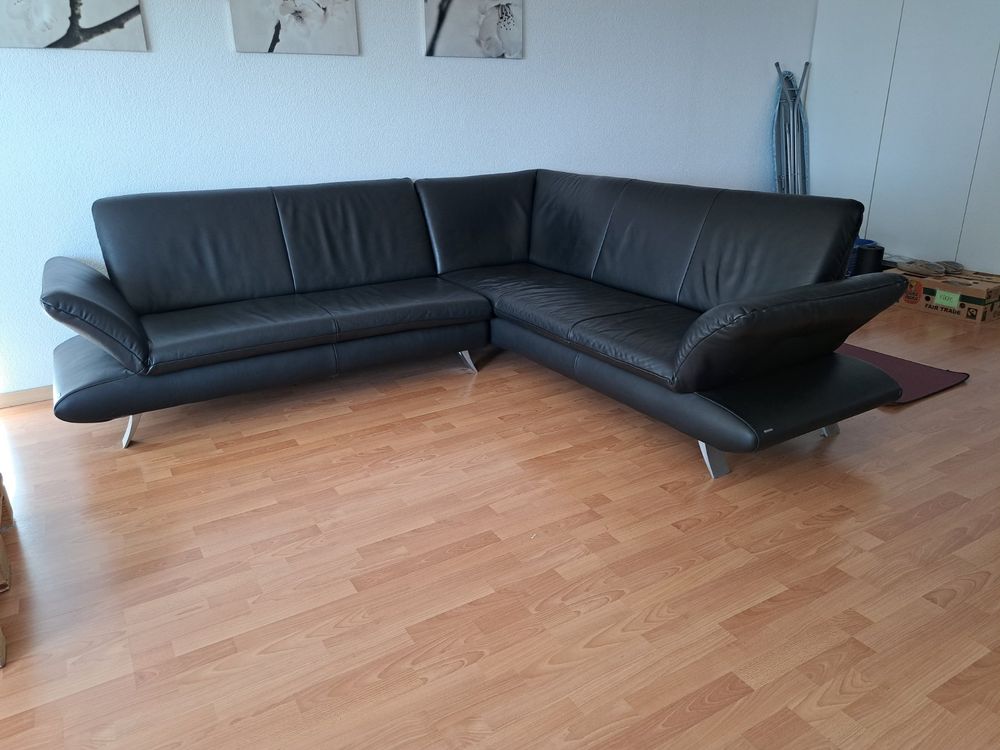 Sofa Leder Schwarz | Kaufen auf Ricardo