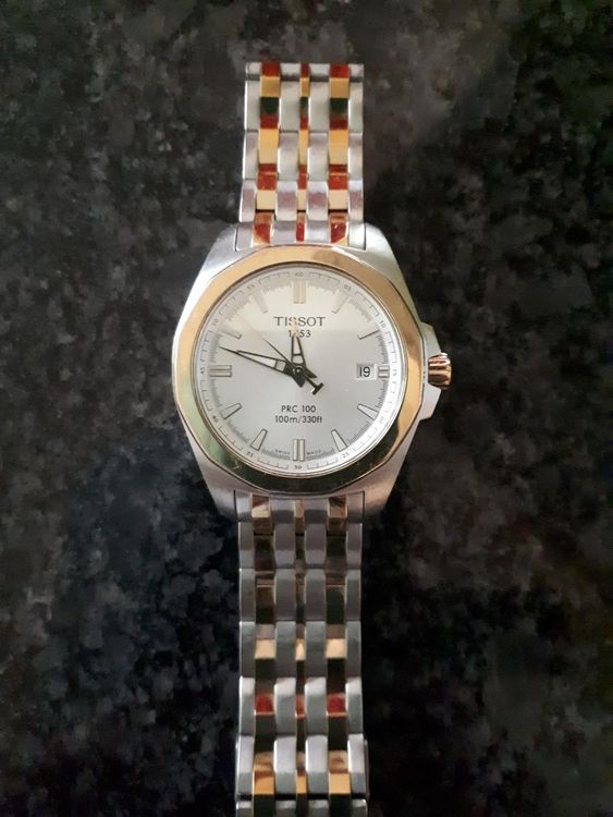 Tissot Quarz 1853 Herrenuhr bicolor PRC 100 (Gebraucht) in Würenlos für ...
