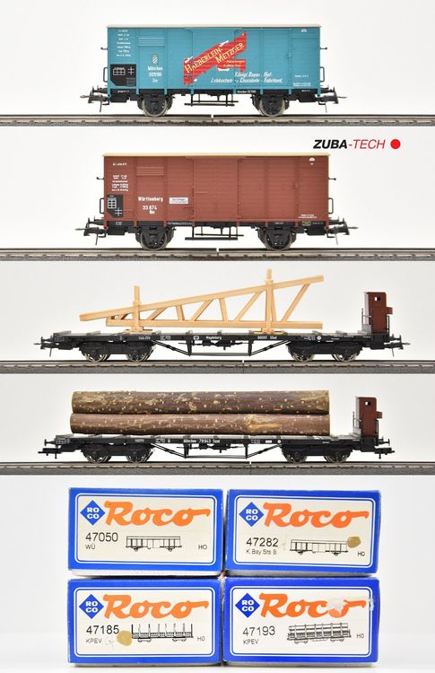 Roco 4x Güterwagen der SBB H0 GS mit OVP | Kaufen auf Ricardo