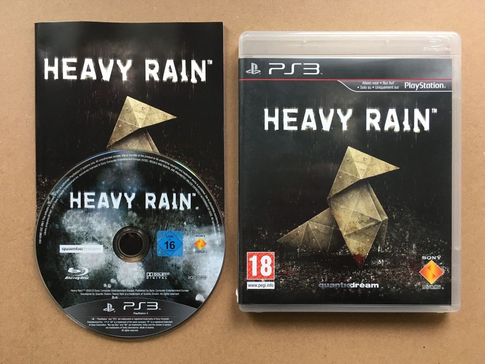 HEAVY RAIN für Ps3 (Gebraucht) in St.Gallen für CHF 2.4 – mit Lieferung auf Ricardo kaufen