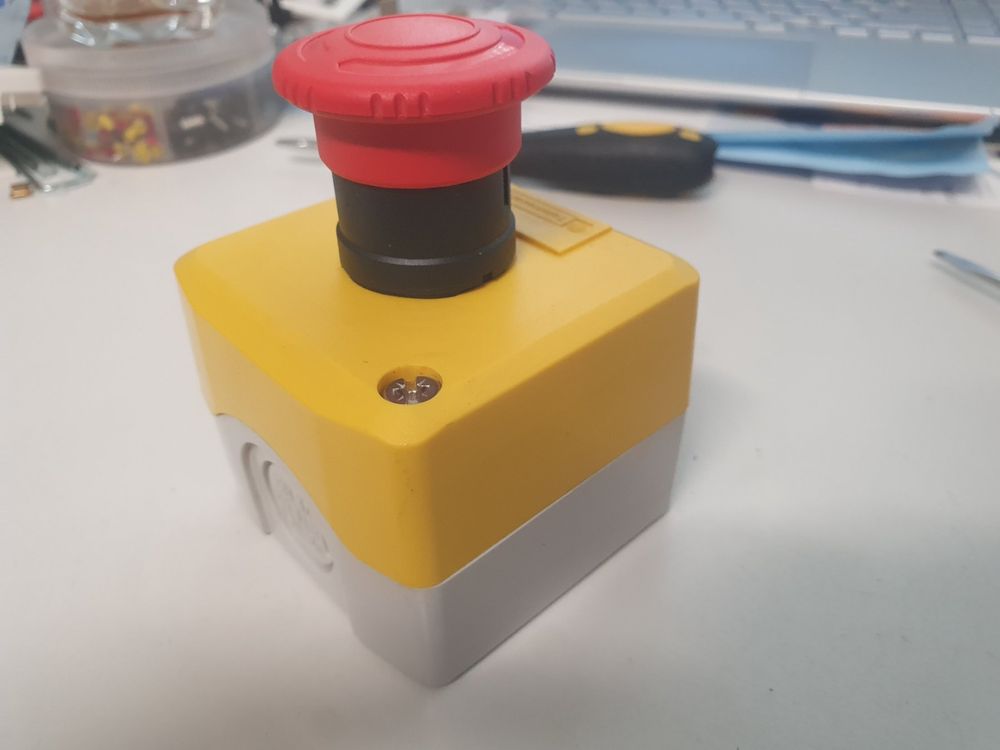 AP NOT-AUS Schalter Taster Emergency Stop Station 1NC 1NO (Gebraucht ...