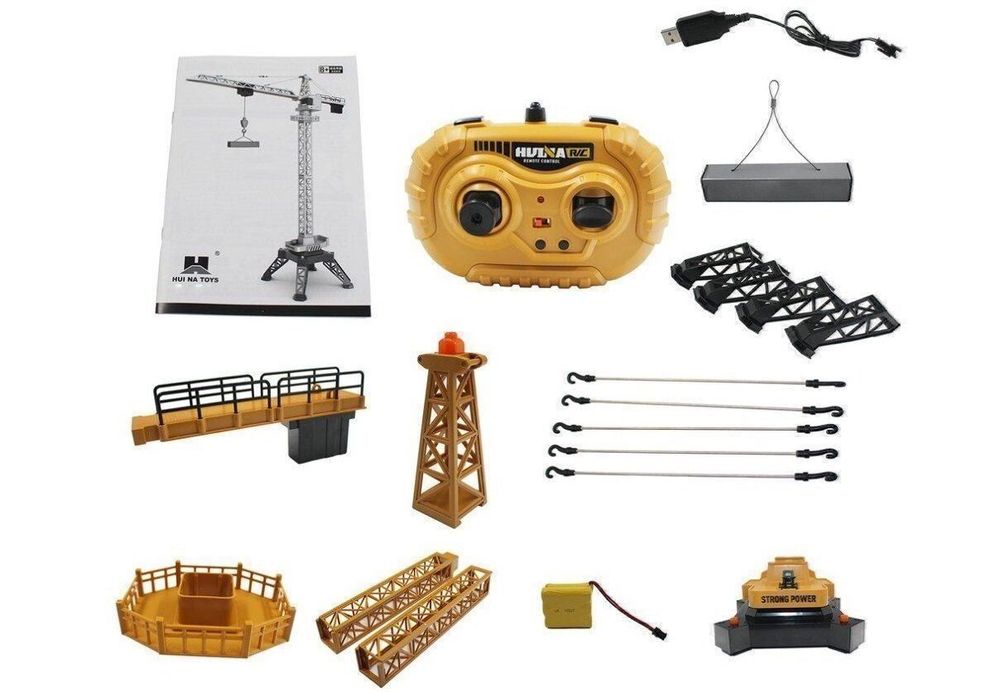 RC Kran / Turmdrehkran - 12-Kanal - 1585 - Huina (Neu und ...