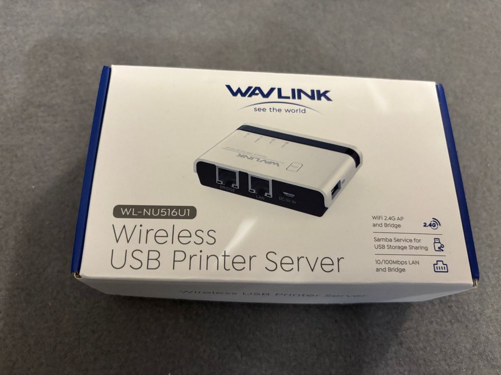 Printer-Server WAVLINK WL-NU516U1 (Neu (gemäss Beschreibung)) in Hinwil ...