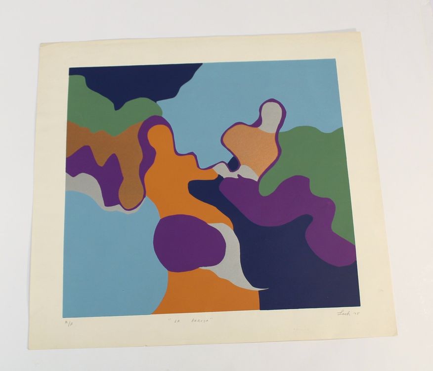 Loch Anne 1948- Farblithographie La Pavesa 1975 handsigniert | Kaufen auf Ricardo