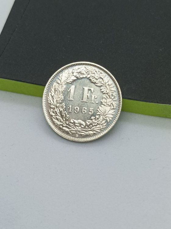 Schweiz 1 Franken 1965 Stempelglanz aus Rolle (Gebraucht) in Muralto für CHF 2.6 – mit Lieferung ...