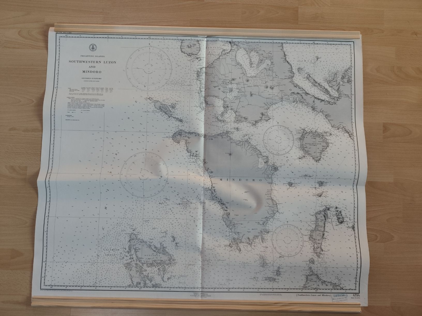 Carte marine de navigation Southwestern Luzon and Mindoro (D'occasion) à La Roche FR pour CHF 89 ...