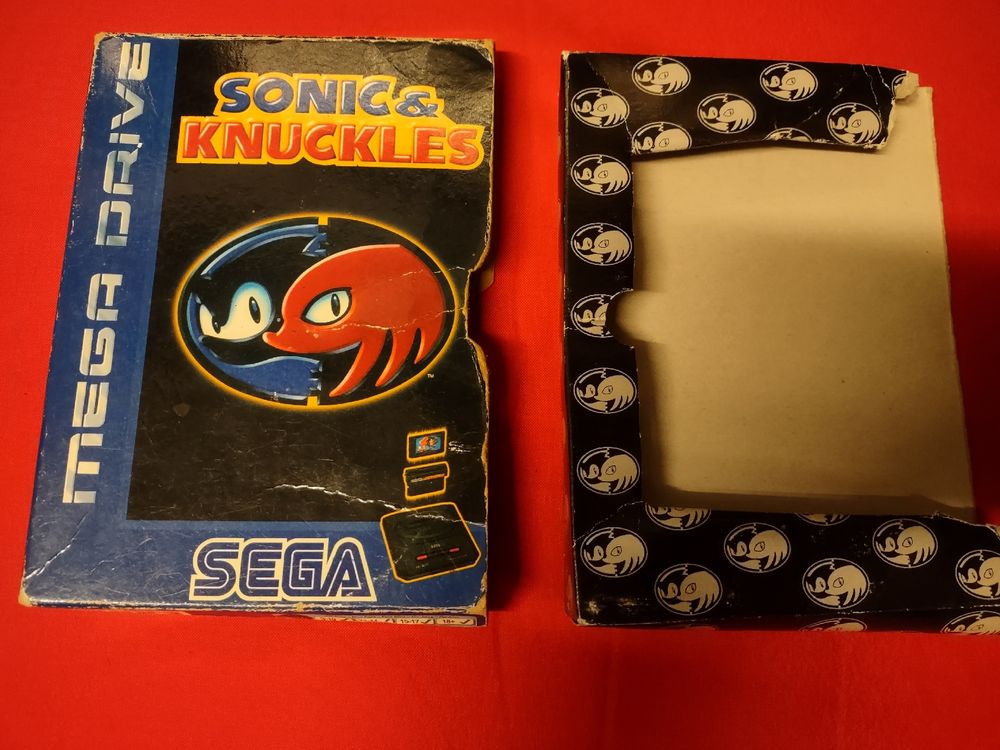 Sonic & Knuckles Mega Drive - Boîte Originale - Box only - (Gebraucht ...
