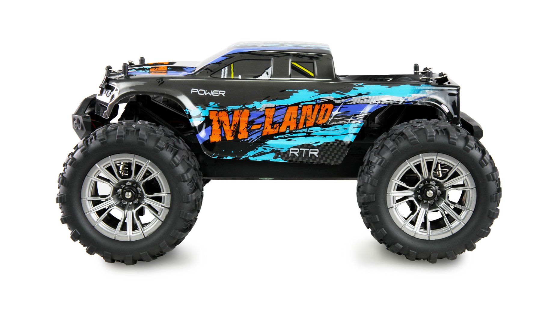 Defekt-M-Land Monstertruck 48km/h 4WD 1:16 RTR blau (Defekt) in ...