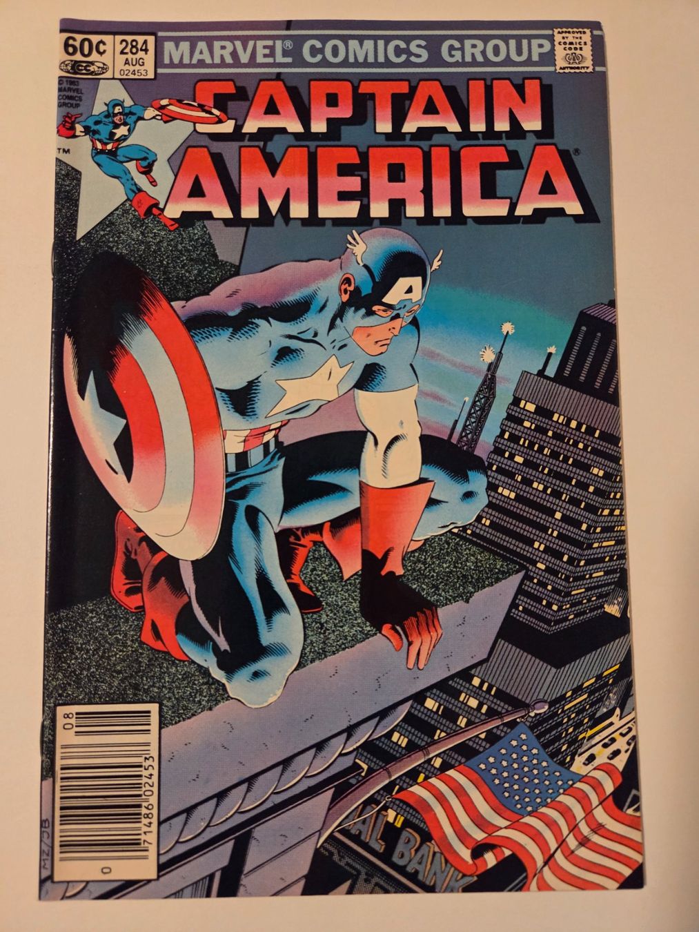 CAPTAIN AMERICA #284 (Marvel, 1983) Shield, Nick Fury (Gebraucht) in ...