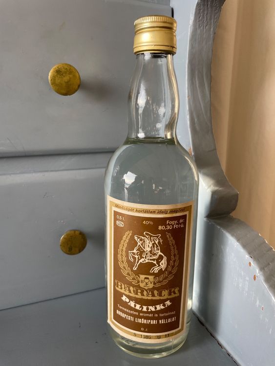 Barack Palinka Budapester Likör liqueur 0.5l 40% Age 1986 (Neu (gemäss ...