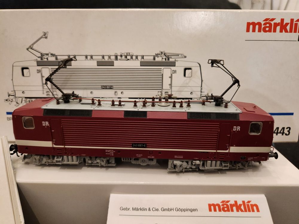 Märklin H0 Lok 3443,DR BR 243, Wechselstrom,Top Zustand! ... (Neu ...