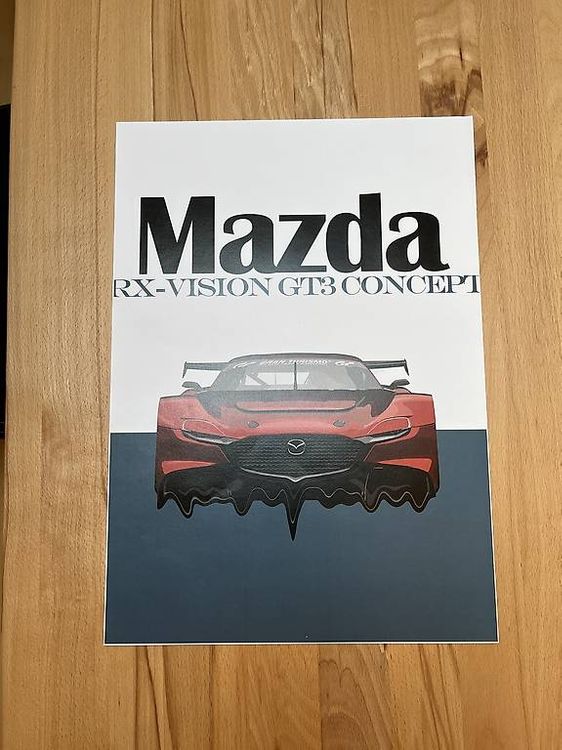 Mazda Poster A3 Unikat | Kaufen auf Ricardo