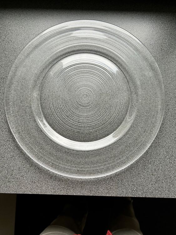 8 massive Glas Teller | Kaufen auf Ricardo