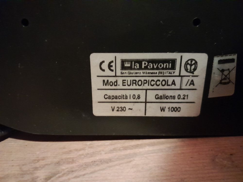 Kaffe-Maschine La-pavoni model europicola | Kaufen auf Ricardo