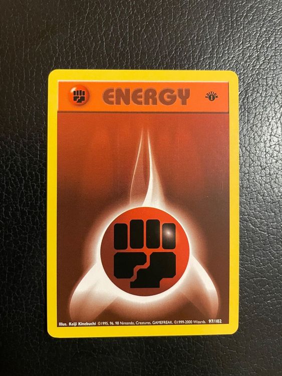 Base Set Fighting Energy 1st edition 97/102 Ab 1 | Kaufen auf Ricardo