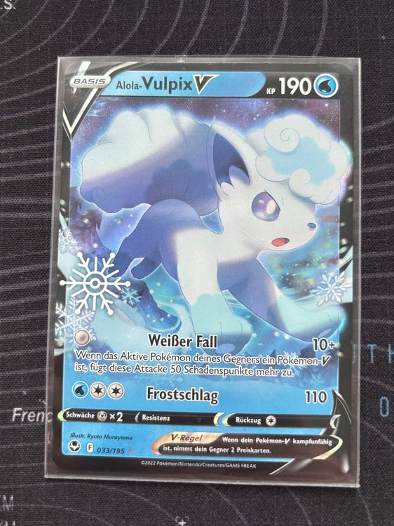 Pokemon Alola-Vulpix V SIT 033/195 DE (Silberne Sturmwinde) | Kaufen ...