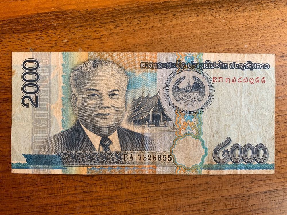 Banknote Laos 2000 Kip 2011 (Gebraucht) in Opfikon für CHF 1 – mit ...