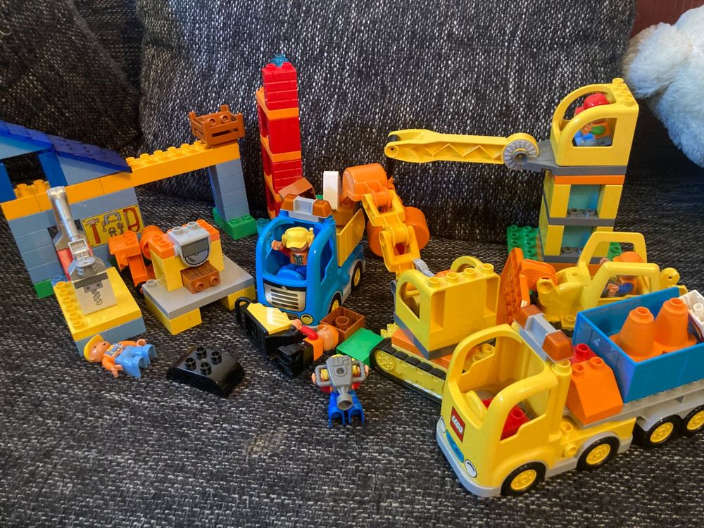LEGO Duplo, grosse Baustelle 10812 + 10813 + Bob 3299 | Kaufen auf Ricardo