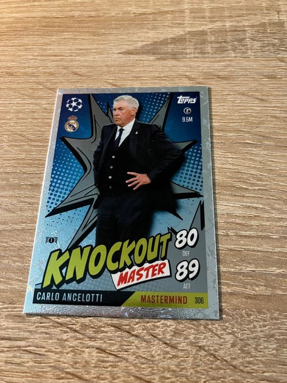 Topps Match Attax Extra 2024-25 Ancelotti Knockout Master (Neu (gemäss ...