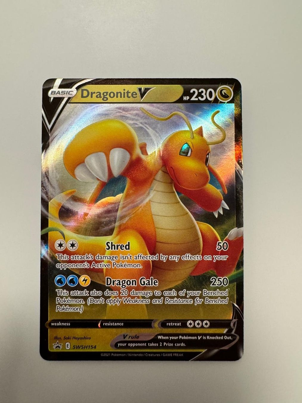 Dragonite V | Black Star Promo | SWSH 154 | EN (Gebraucht) in ...