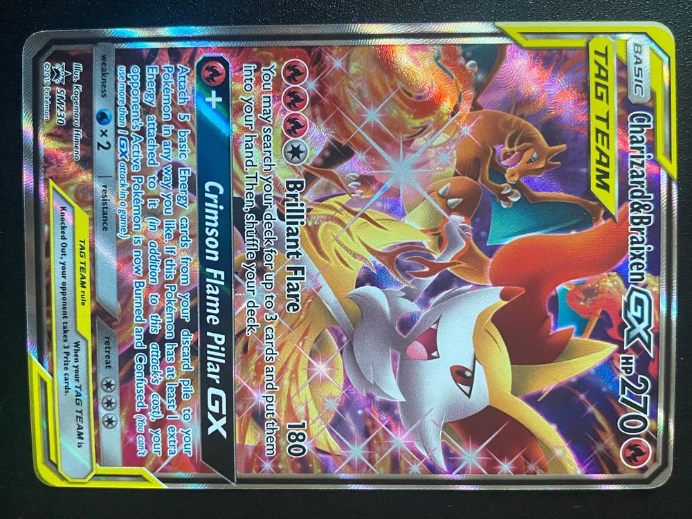 Charizard & Braixen-GX (SM230) - SM Promos - NM+ - EN (Gebraucht) in ...