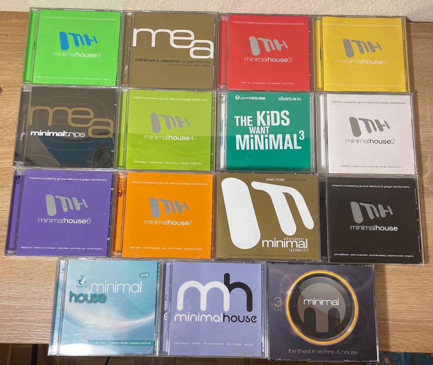 15x Minimal House & Techno Doppel CD Collection NEU (Neu und ...