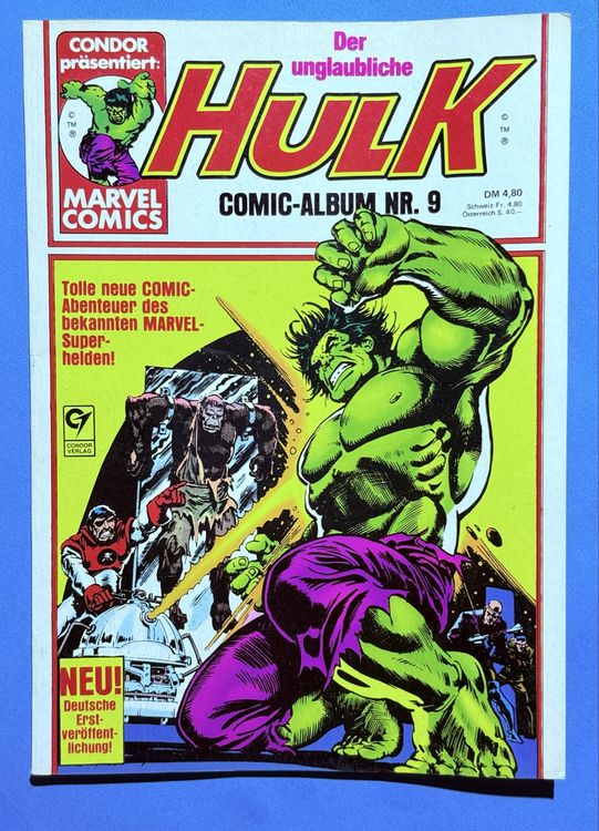 Hulk Comic-Album Nr. 9 - Top Zustand | Kaufen auf Ricardo