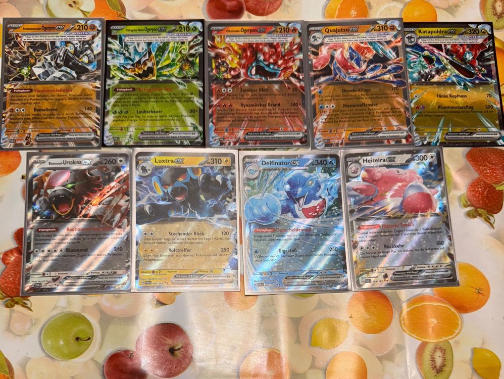 9 seltene Pokémon Karten EX Deutsch Top Zustand | Kaufen auf Ricardo