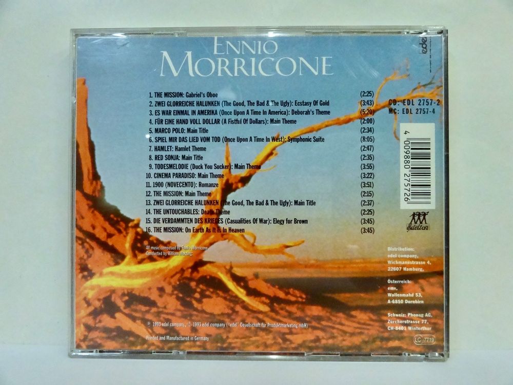 CD ENNIO MORRICONE / SYMPHONIC DIGITAL MASTER RECORDINGS (Neu (gemäss Beschreibung)) in Kerzers ...