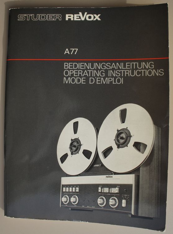 Revox A77 Mk IV 4-Spur | Kaufen auf Ricardo