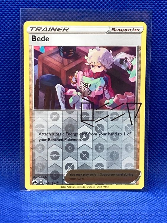 Pokemon CROWN ZENITH Bede 124 / 159 EN Reverse Holo | Kaufen auf Ricardo