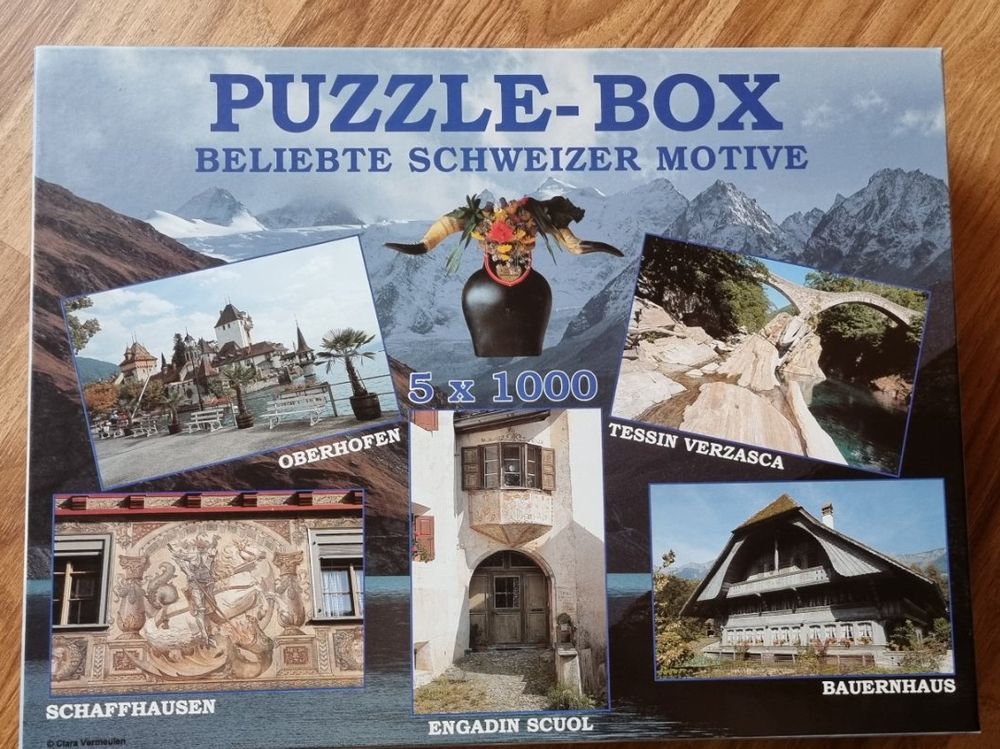 Puzzle-Box - Beliebte Schweizer Motive | Kaufen auf Ricardo