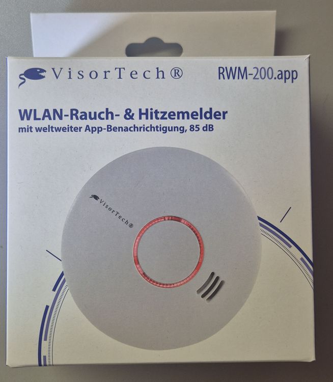 WLAN-Rauch-& Hitzemelder VisorTech RWM-200.app (Neu und originalverpackt) in St. Margrethen SG ...