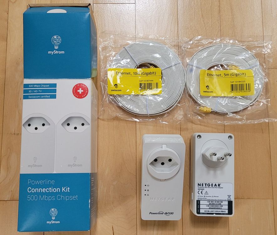 myStorm Powerline Connection Kit 500Mbps Chipset - New (Neu und ...