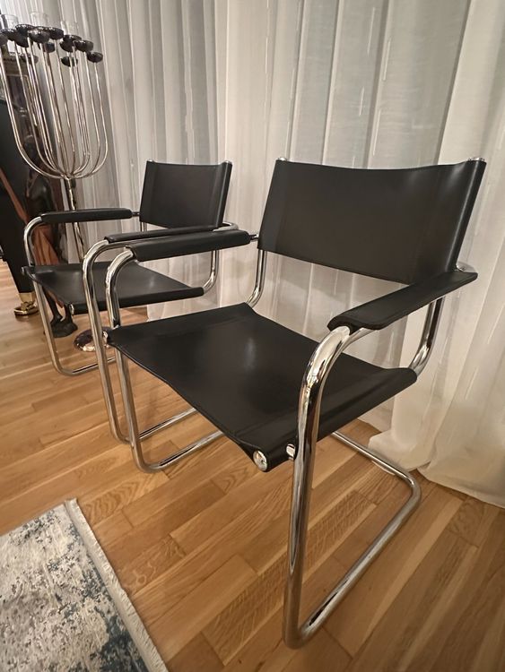 Vier (4) B34 Freischwinger Stühle im Design n. Marcel Breuer (Gebraucht) in Luzern für CHF 65 ...